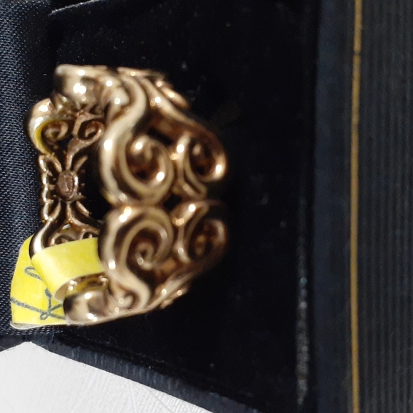 Jewelry | 14k Yellow Gold Scroll Heart Filigree Design Italy | Poshmark